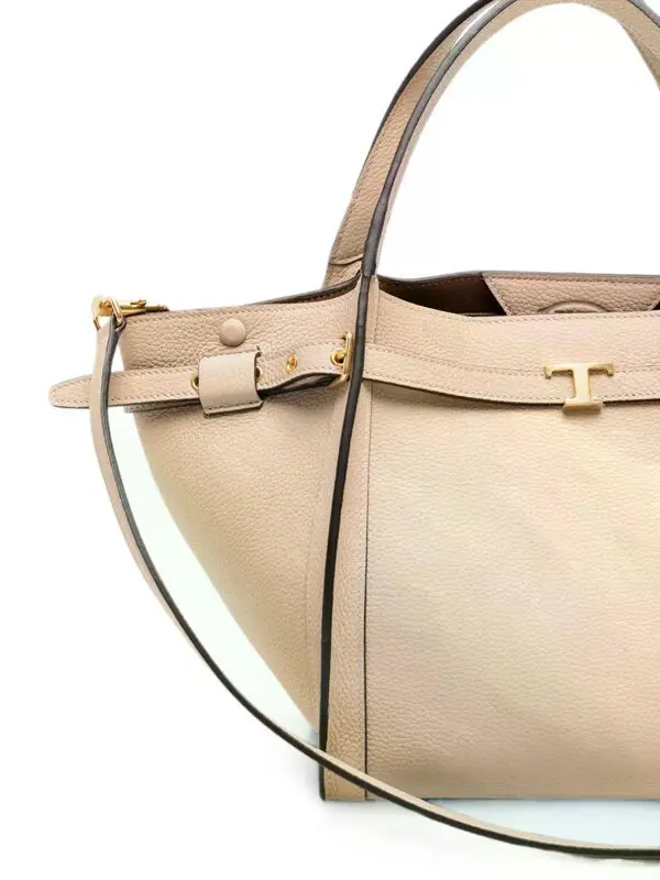 TOD'S T Timeless Tote Bag - Neutrals