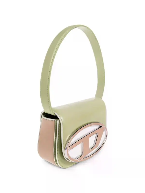 DIESEL® 1dr Leather Shoulder Bag - Green