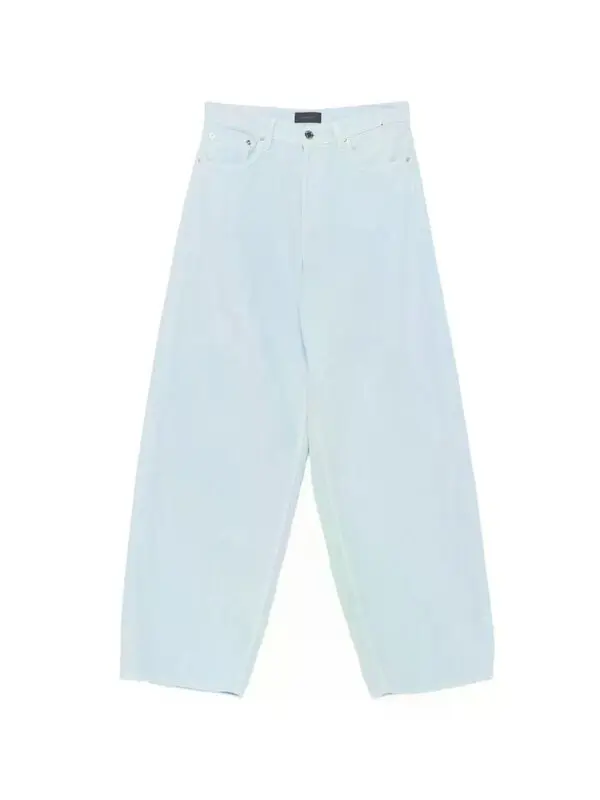 HAIKURE Corduroy Wide-leg Trousers - Blue