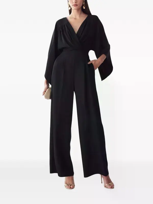 BWLDR Fiora V-neck Jumpsuit - Black
