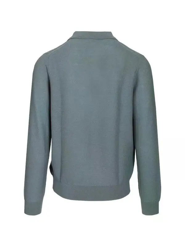 Paul Smith Quarter-zip Textured Merino Sweater