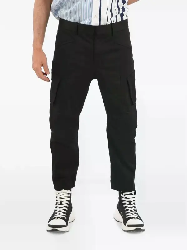 Neil Barrett Motocross Ergodynamic Cargo Pants - Black