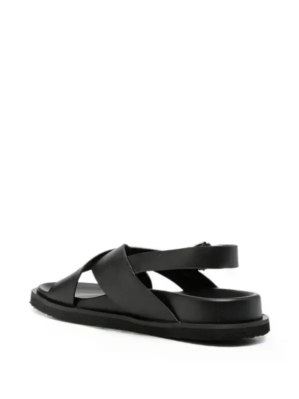 SERGIO MORETTI FIRENZE Crossover Strap Buckle-fastening Sandals