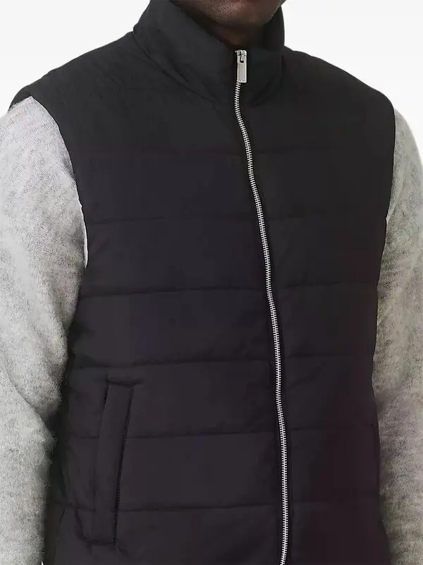 MAUVAIS Quilted Zip-fastening Gilet