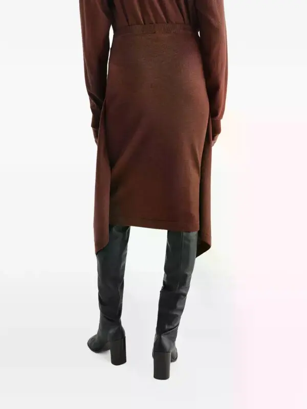 LEMAIRE Buttoned Skirt In Merino Wool Blend
