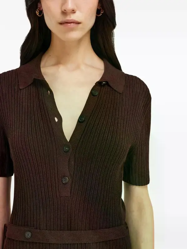FERRAGAMO Knitted Polo Dress