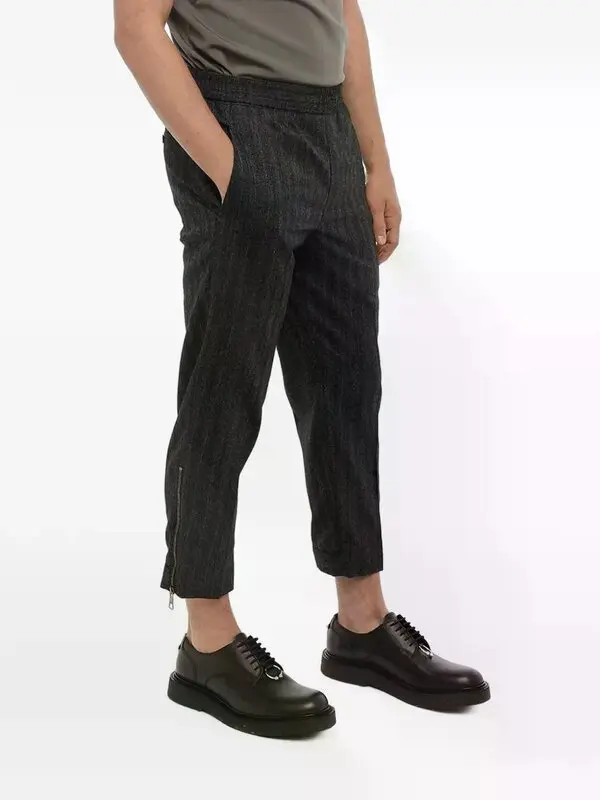 Neil Barrett Elasticated-waist Zipped-cuff Trousers