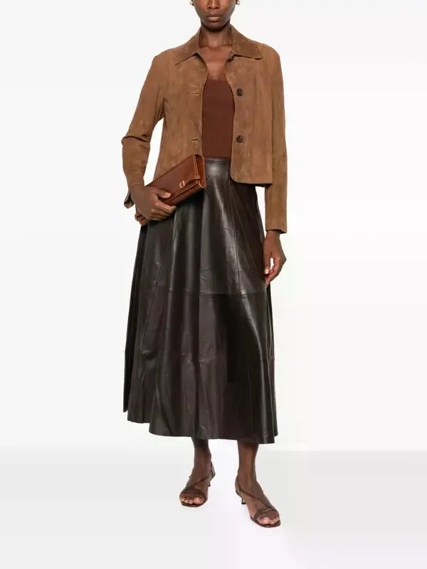 ARMA Suede Button-front Jacket