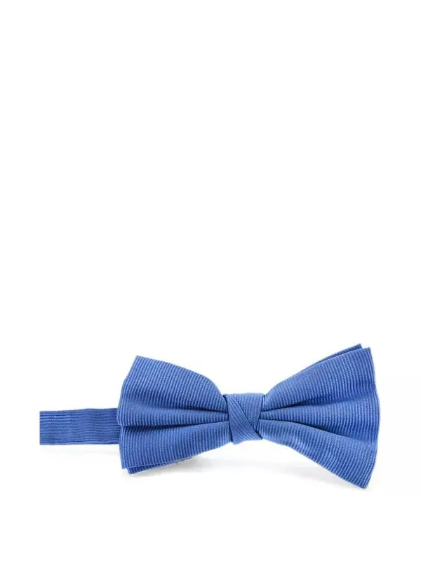 Corneliani Silk Bow Tie - Blue