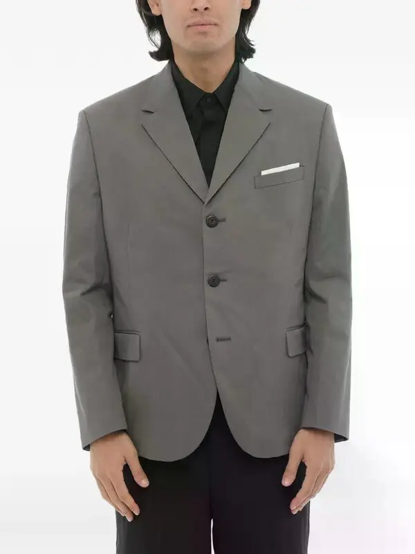 Neil Barrett Single-breasted Flap-pocket Jacket