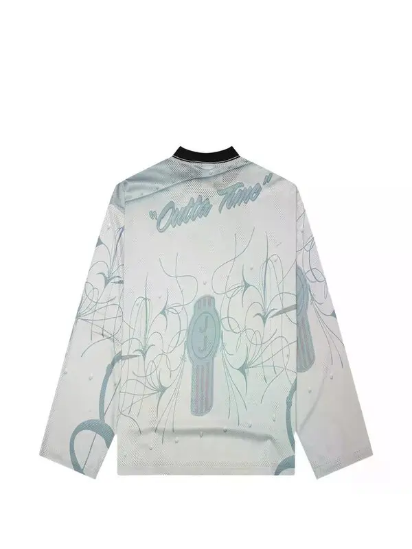 JUNGLES JUNGLES Outta Time Mesh Jersey T-shirt