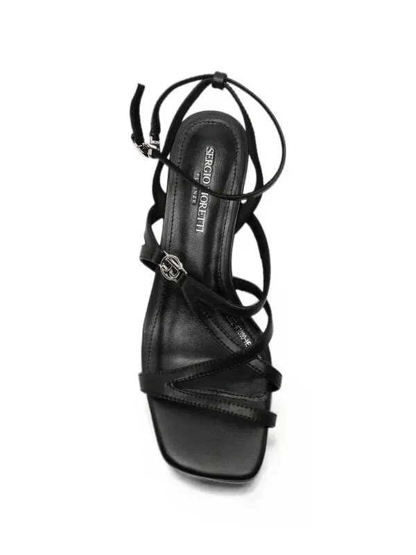 SERGIO MORETTI FIRENZE Strappy Cutout-heel Sandals