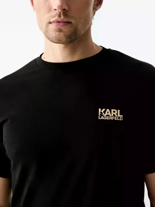 Karl Lagerfeld Logo-print Crew-neck T-shirt