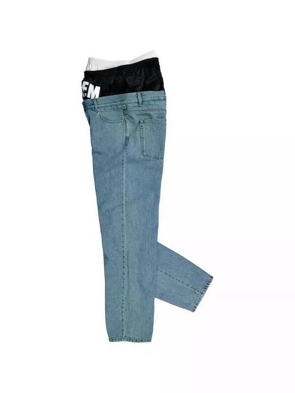 AWGE Harlem Layered Jeans - Blue