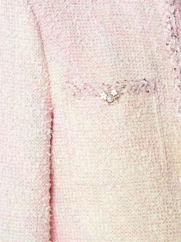 SELF-PORTRAIT Sequin-embellished Bouclé Jacket