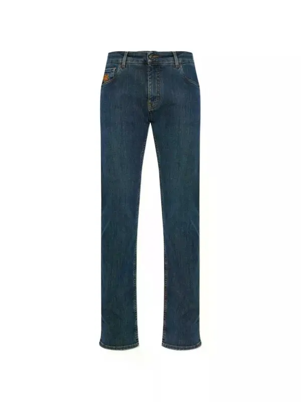 Etro Pegaso-embroidered Tapered Jeans