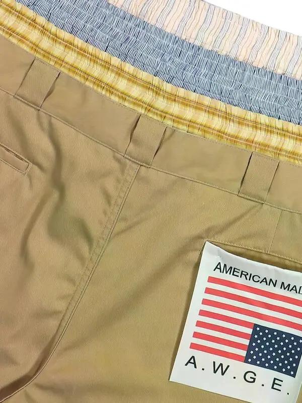 AWGE Stacked-waistband Bermuda Shorts