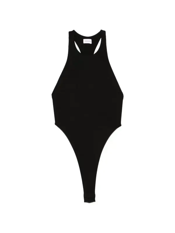 Andamane Fonda Racerback Bodysuit - Grey