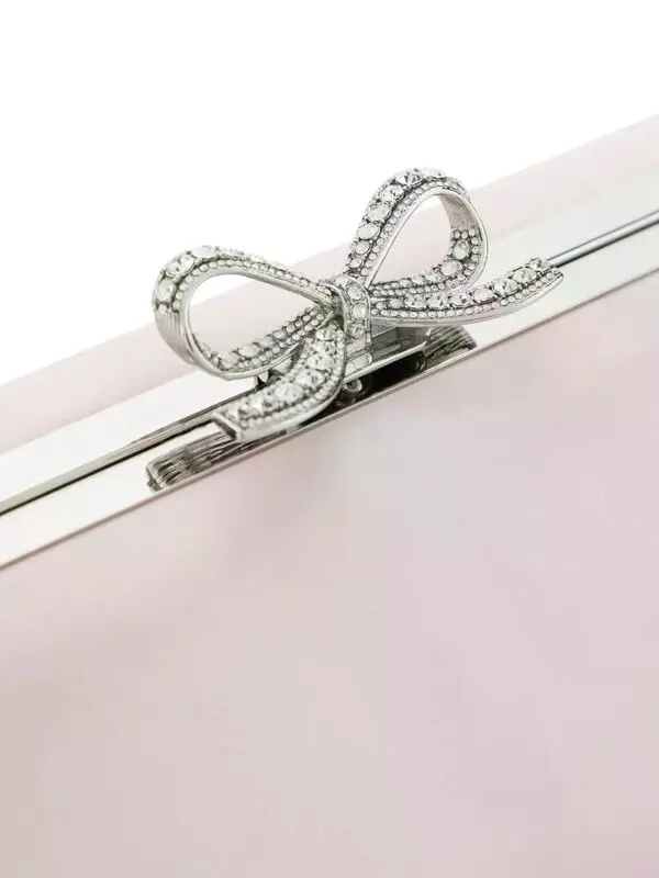SELF-PORTRAIT Satin Clutch Bag