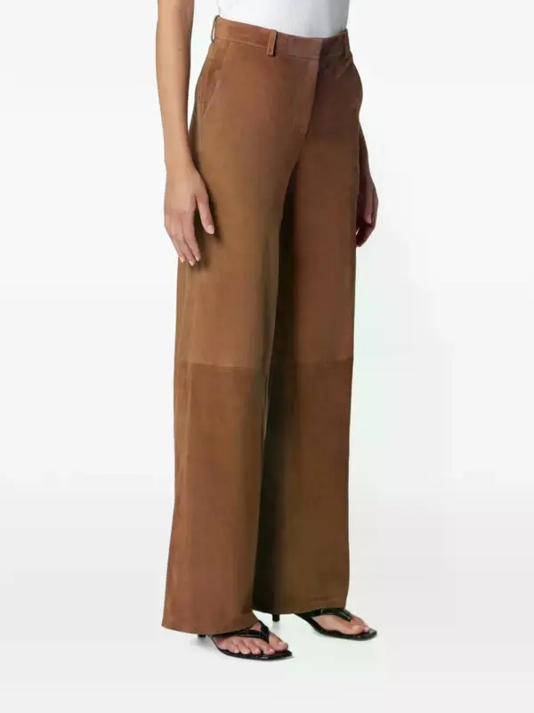 Nour Hammour Coda Suede Trousers