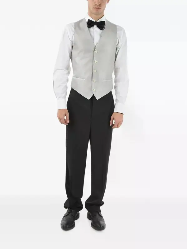 Corneliani Micro-pattern Martingale Waistcoat