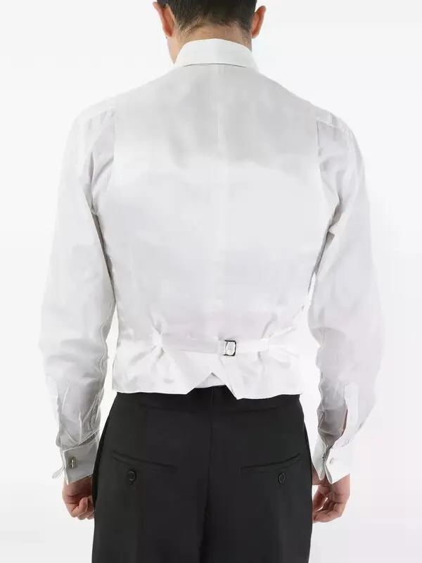 Corneliani Micro-pattern Jacquard Waistcoat