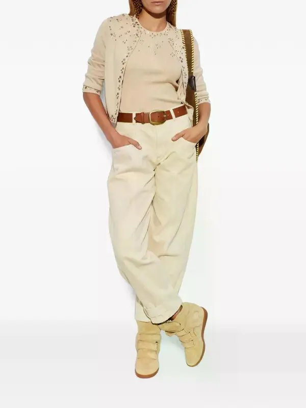 Isabel Marant Étoile Amaria Sequin-embellished Cardigan - Neutrals