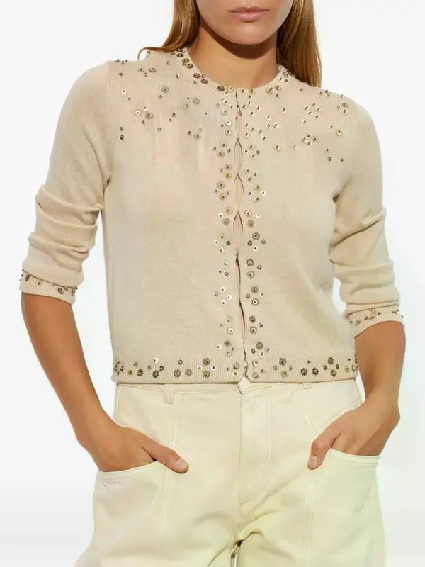 Isabel Marant Étoile Amaria Sequin-embellished Cardigan