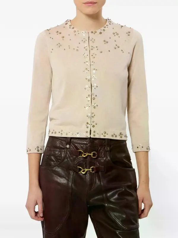 Isabel Marant Étoile Amaria Sequin Embellished Cardigan