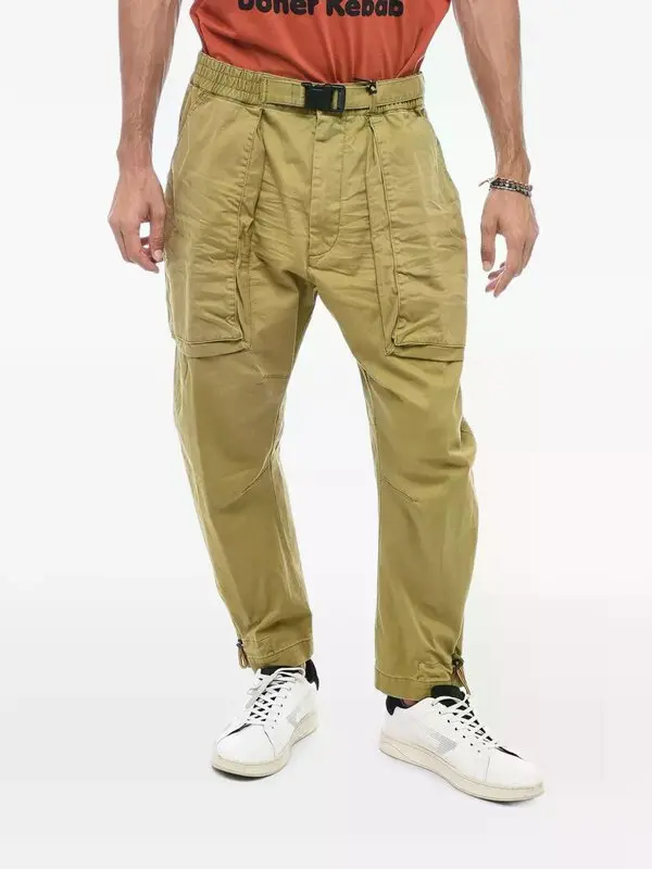 Dsquared2 Multi-pocketed Belted Cargo Pants - Neutrals