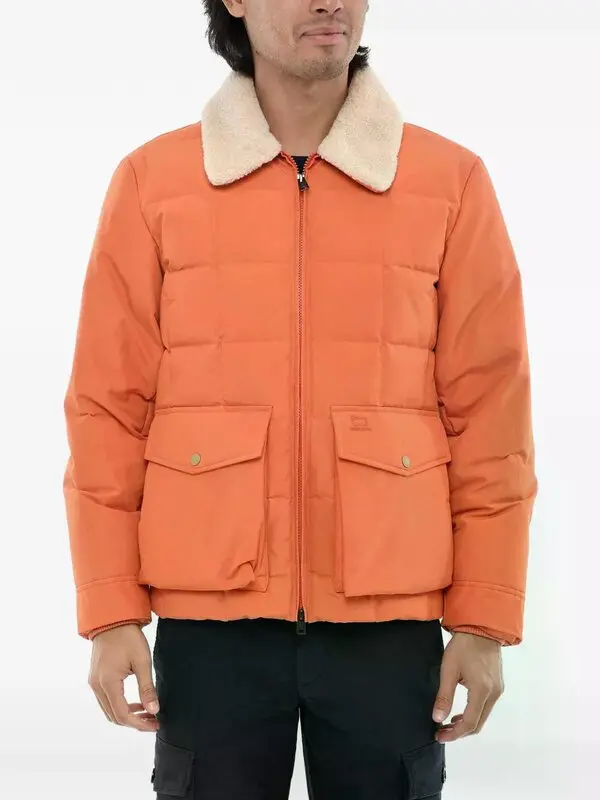 Woolrich Duster Blizzard Faux-fur-collar Quilted Jacket