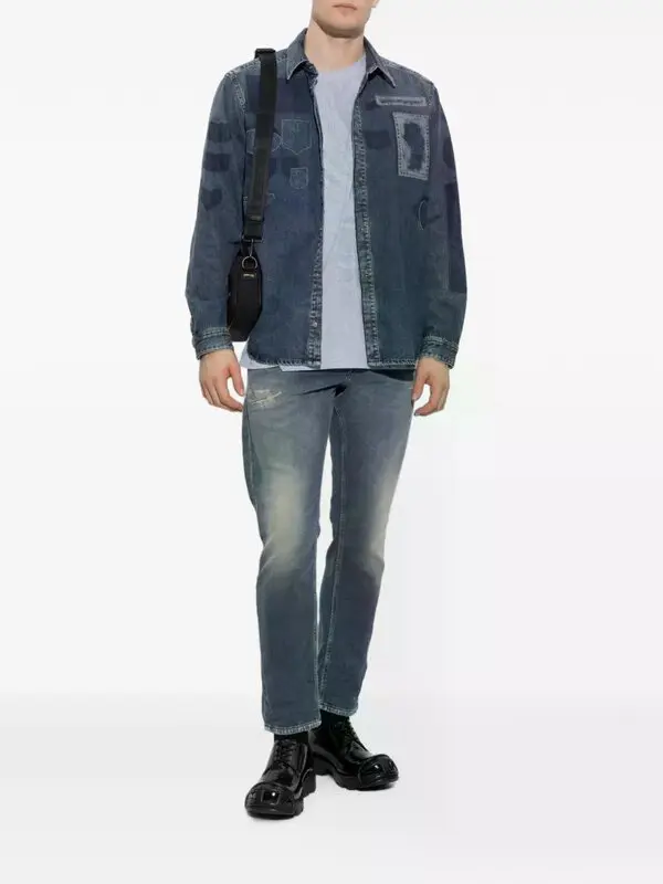 DIESEL® Patch-detail Denim Shirt