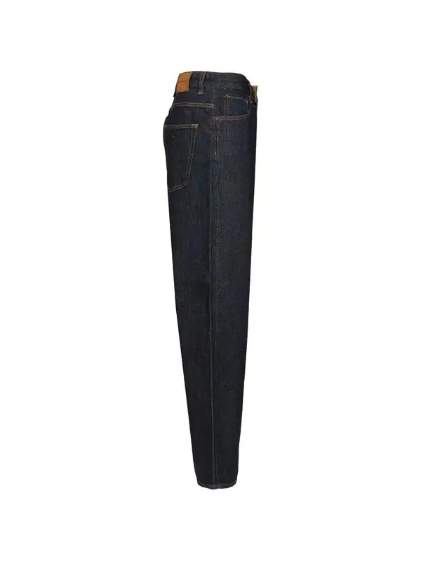 Emporio Armani Wide-leg Five-pocket Jeans