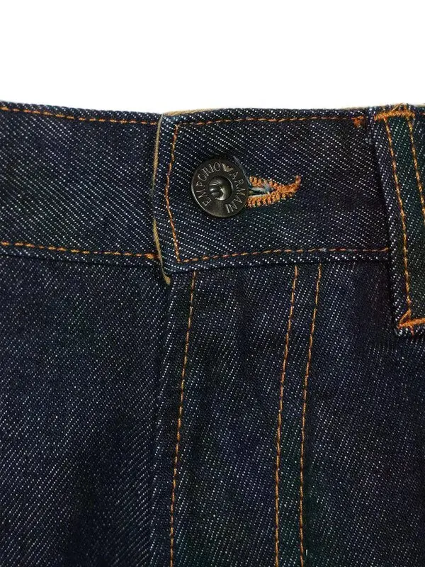 Emporio Armani Wide-leg Five-pocket Jeans
