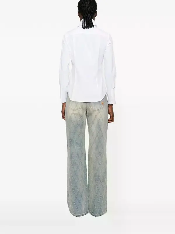 Elisabetta Franchi Logo-button Flap-pocket Shirt