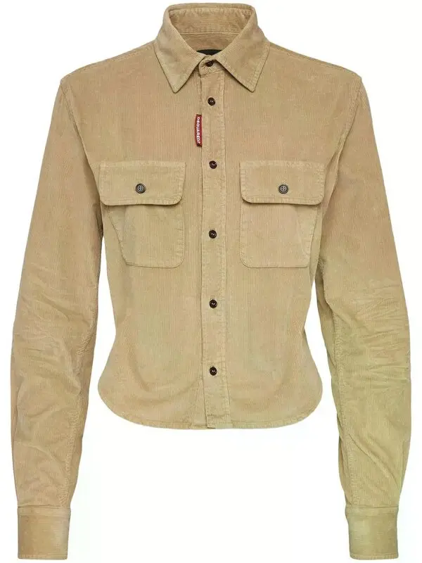 Dsquared2 Corduroy Shirt - Neutrals