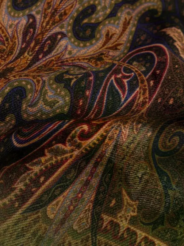 Etro Paisley-print Fringed Scarf