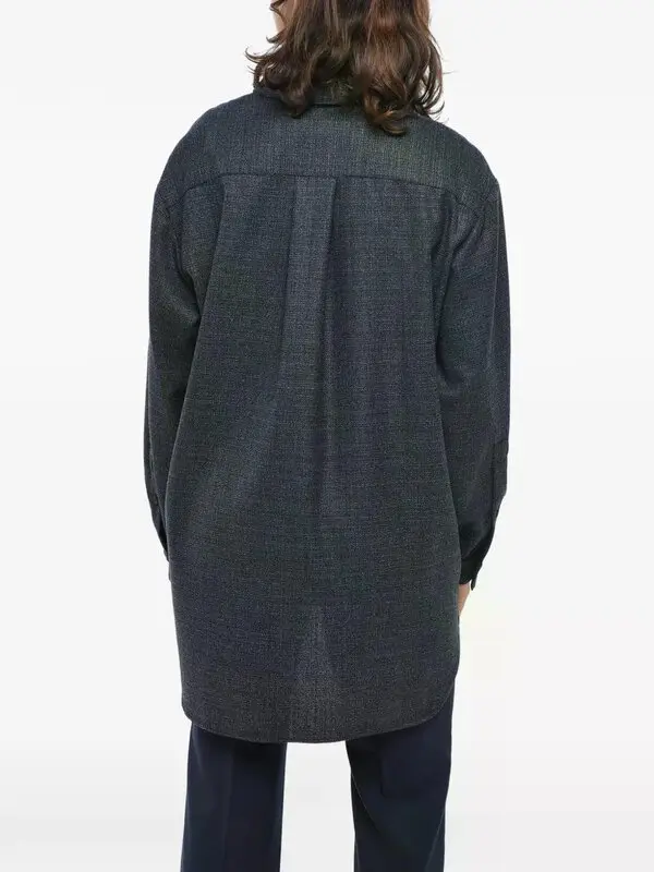 SUPER BLOND Oversized Flannel Shirt