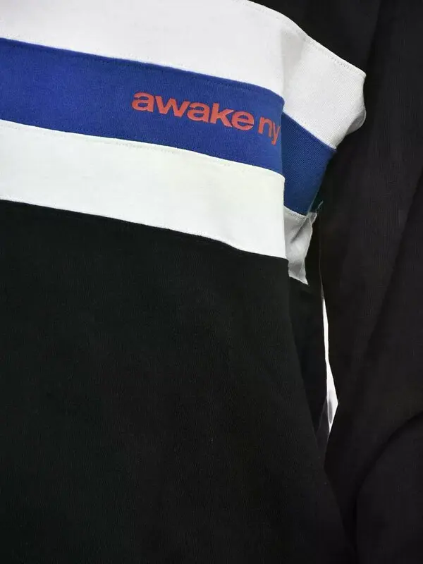 AWAKE NY Stripe-detail Long-sleeve T-shirt