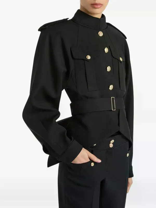 Balmain Belted Peplum Jacket