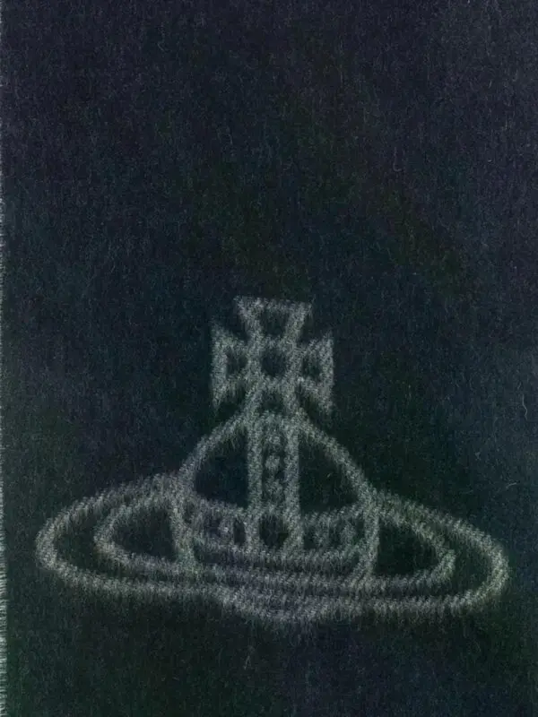 VIVIENNE WESTWOOD Orb-motif Fringed Scarf