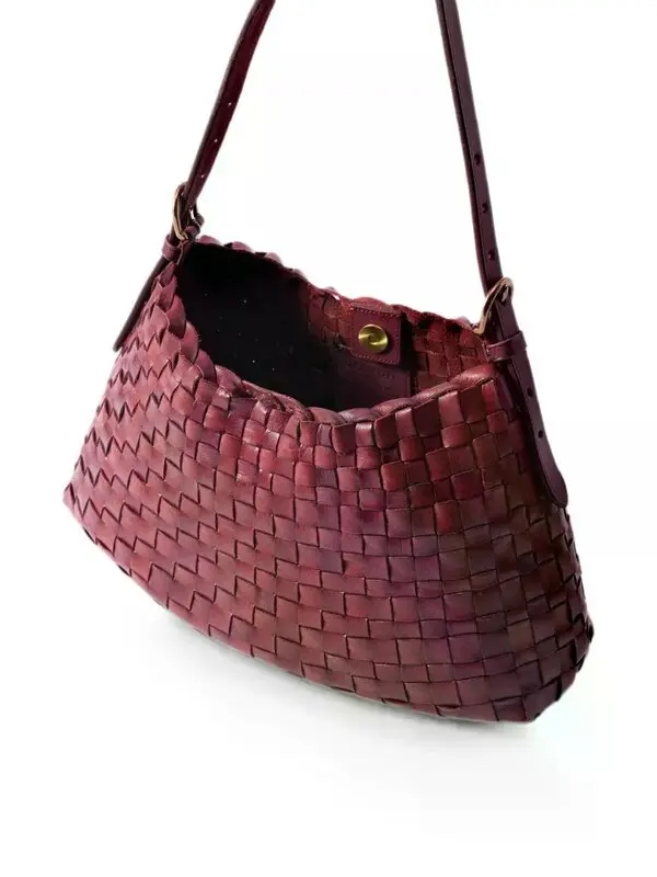 Dragon Diffusion Hobo Salvage Woven Leather Tote Bag