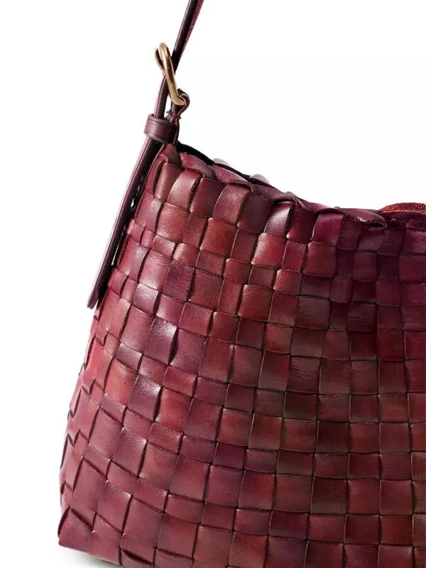 Dragon Diffusion Hobo Salvage Woven Leather Tote Bag