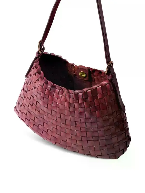 Dragon Diffusion Hobo Salvage Woven Leather Tote Bag