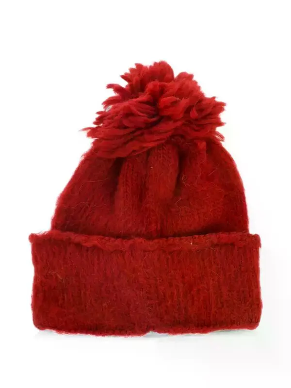 Dsquared2 Pom-pom Visor Beanie Hat
