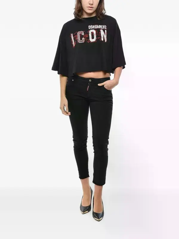 Dsquared2 Icon Cropped T-shirt