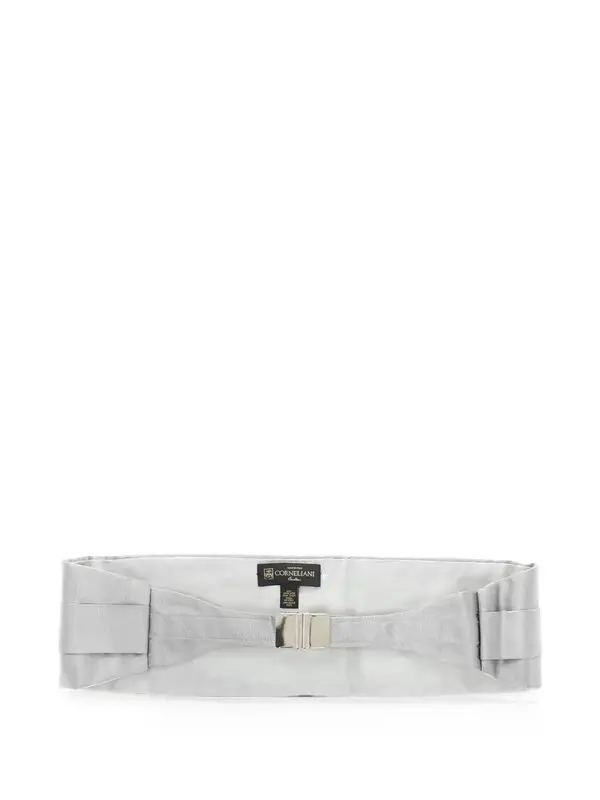 Corneliani Silk Cummerbund - Grey