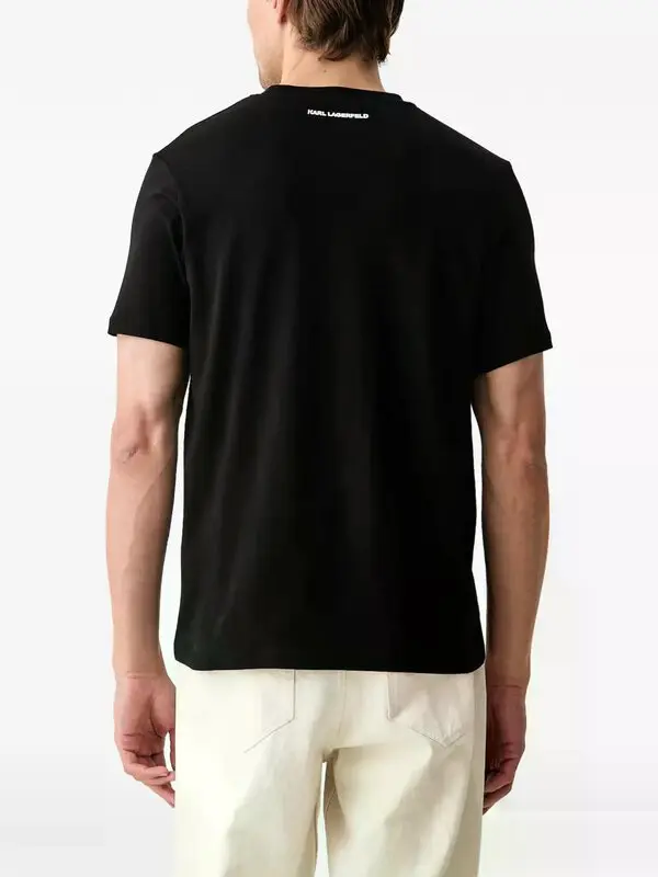 Karl Lagerfeld Logo-print Crew-neck T-shirt