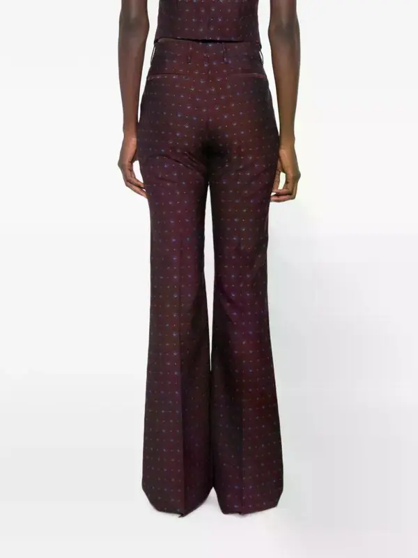 Etro Floral-print Jacquard-woven Trousers