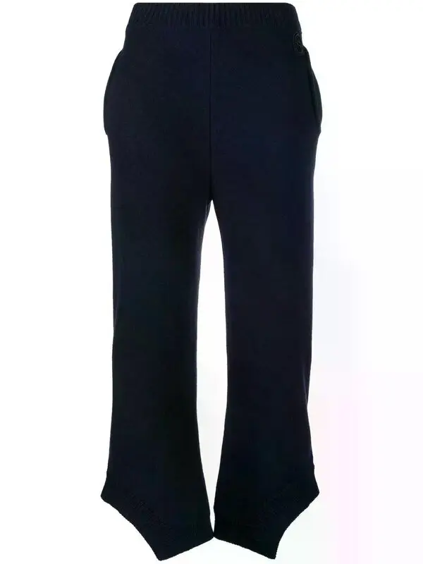 Stella McCartney Asymmetric Cotton Trousers - Blue